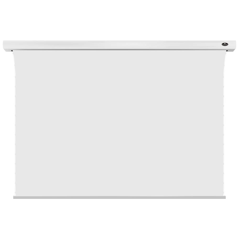 VIVIDSTORM Slimline P Acoustically Transparent Cinema White Motorised ...
